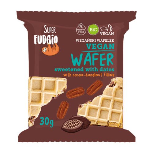 Vegansk vaffel | Køb online | Økologisk vaffel med choko-creme