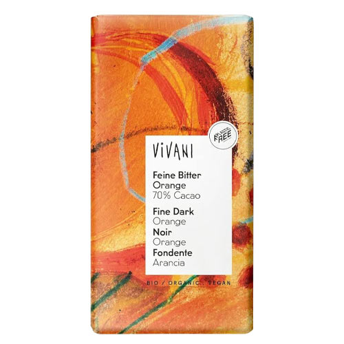 Vegansk chokolade med appelsin | Køb online | Vivani Feine Bitter