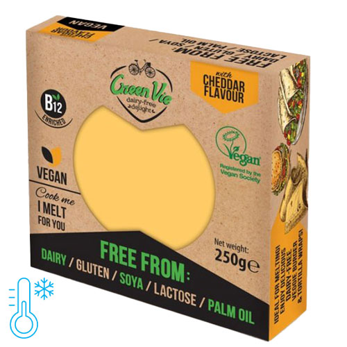 Vegansk og laktosefri cheddar ost | Køb online | 100% mælkefri